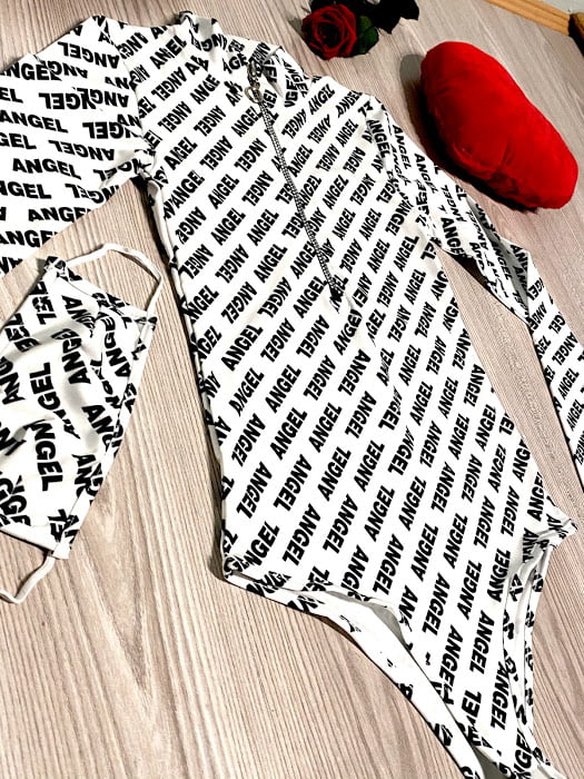 Body fete alb angel | Intisimo