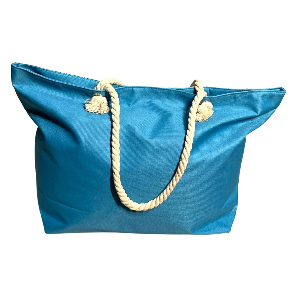 Geanta de plaja, Dimensiune mare, Life is Better, Albastru | Intisimo