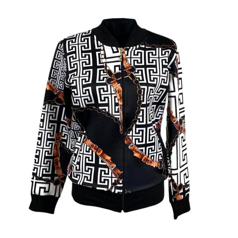 Hanorac Polar, Dama, Cu Gluga, Marimi Mari, Negru/Alb | Intisimo